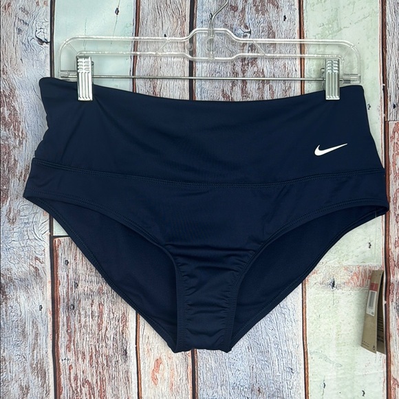 Nike | Swim | Nwt Nike Womens Swim Bikini Bottom Navy Blue Beach ...